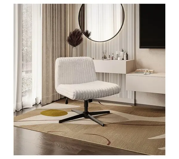 TECHNI MOBILI Criss Cross Extra Wide Home/offi Ce Chair - One-color