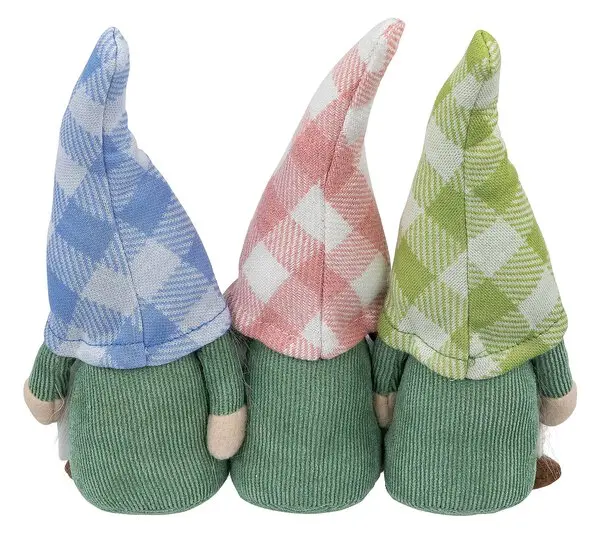 NORTHLIGHT Gnome Trio Spring Table Decoration 7