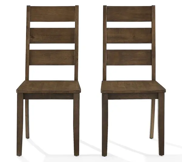 CROSLEY Joanna 2-piece Ladder-back Dining Chair Set