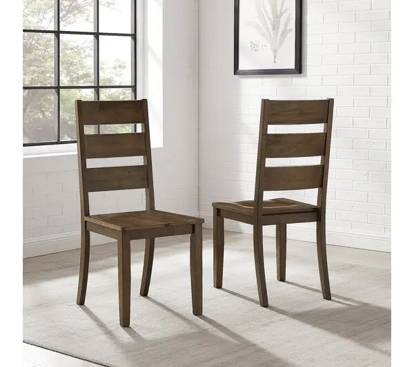 CROSLEY Joanna 2-piece Ladder-back Dining Chair Set