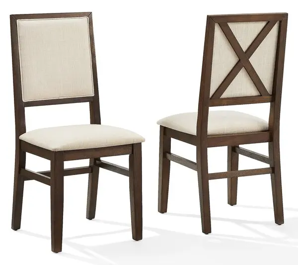 CROSLEY Joanna 2-piece Upholstered Dining Chair Set - One-color