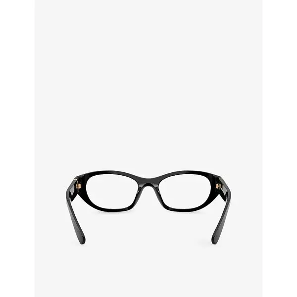 Miu Miu Rectangular Eyeglasses - Black