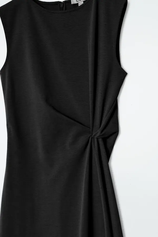 Cos Sleeveless Twist-detail Midi Dress