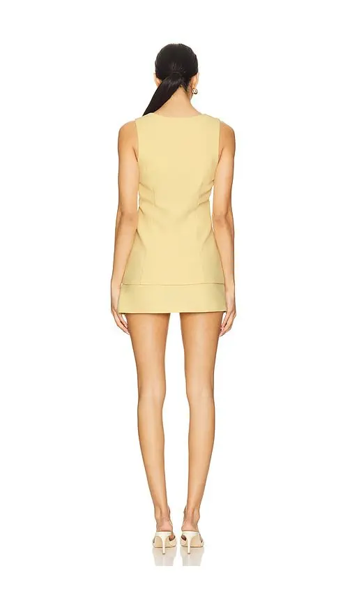Amanda Uprichard X Revolve Kya Romper - Lemon