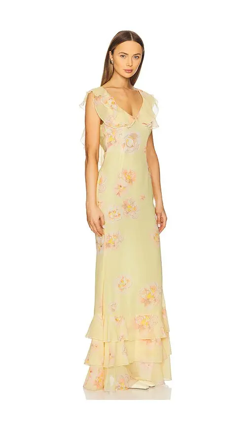 SAU LEE Gaia Maxi Dress