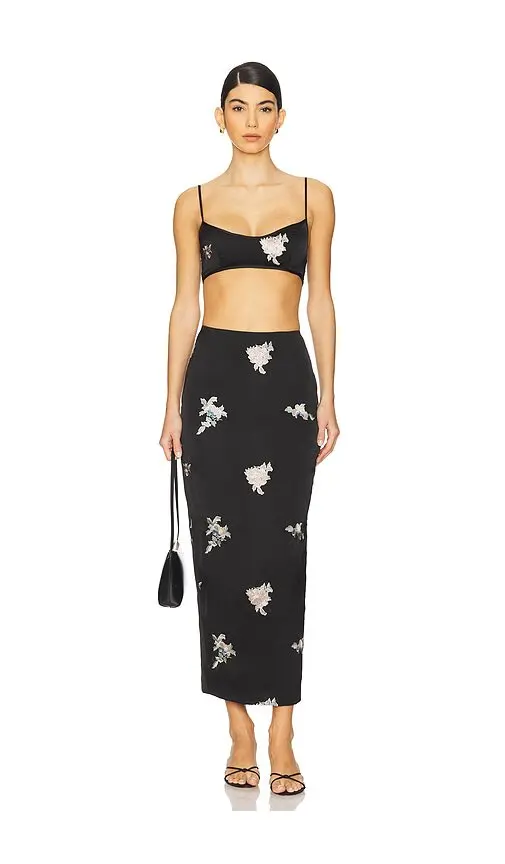 SAU LEE Mira Embroidered Set