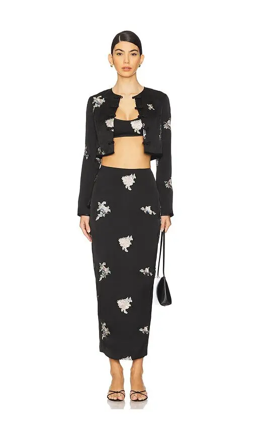 SAU LEE Mira Embroidered Set
