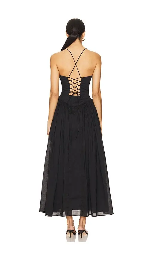 Bardot Estie Cotton Maxi Dress In Black - 65% Off | Editorialist