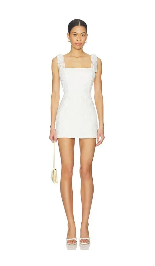Amanda Uprichard Keenan Skort Romper - White