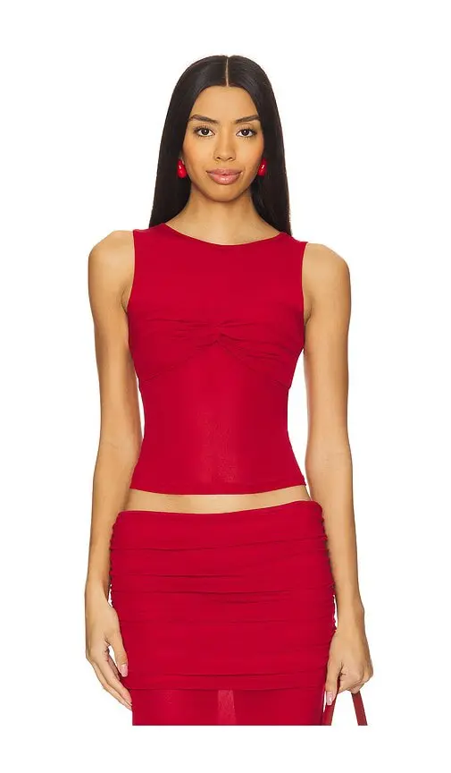 RUNAWAY THE LABEL Meila Top - Cherry
