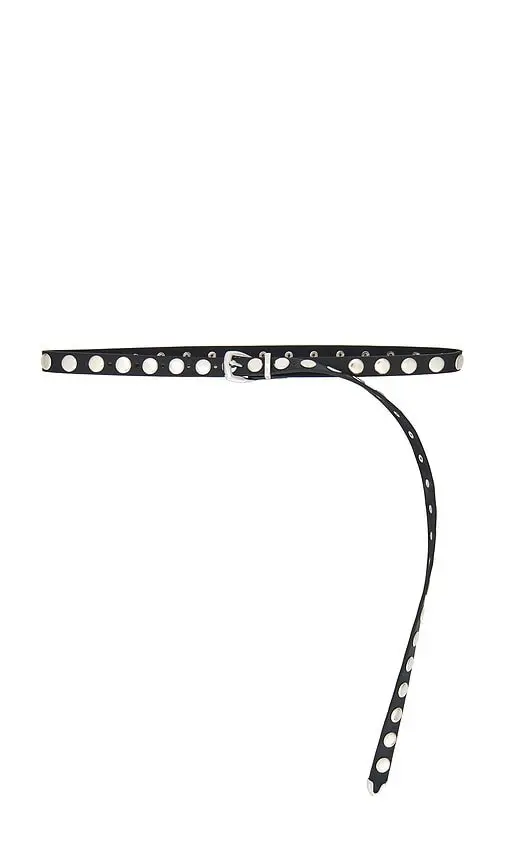 PETIT MOMENTS Long Studded Disc Belt - Black