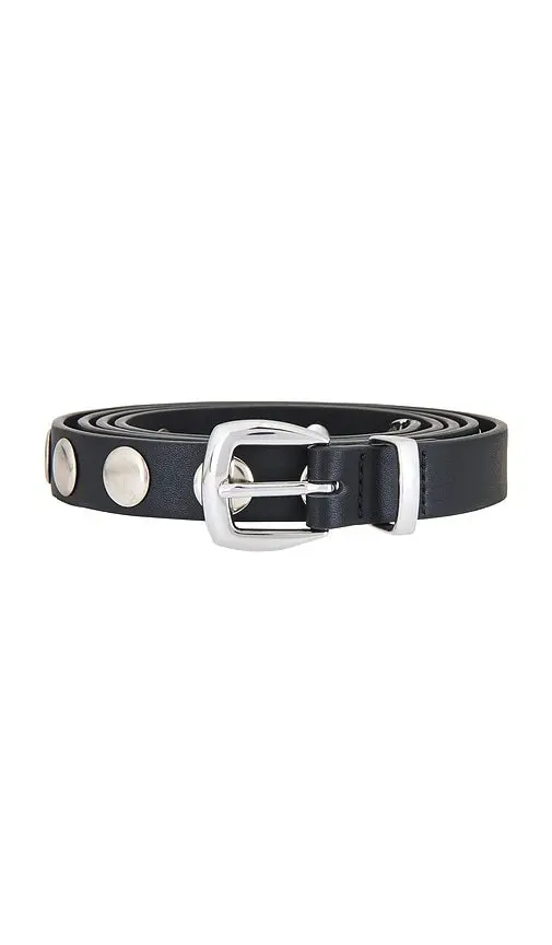 PETIT MOMENTS Long Studded Disc Belt - Black