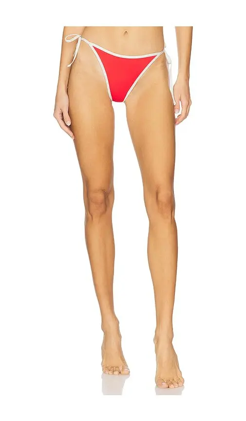 L*Space Levy Bikini Bottom - Grapefruit & Cream