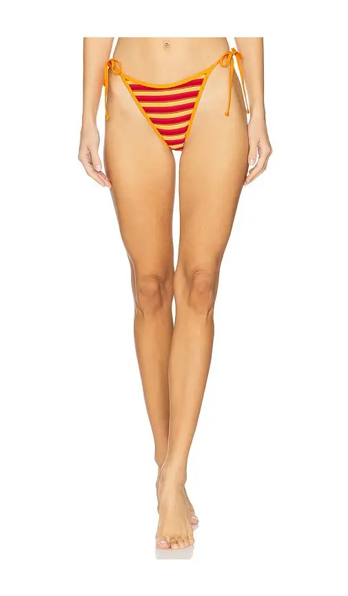 L*Space Levy Bikini Bottom - Sunset Stripe