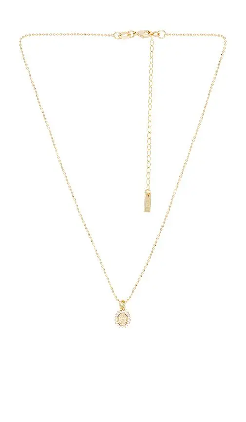 NATALIE B JEWELRY Count Your Blessings Pendant Necklace - Gold