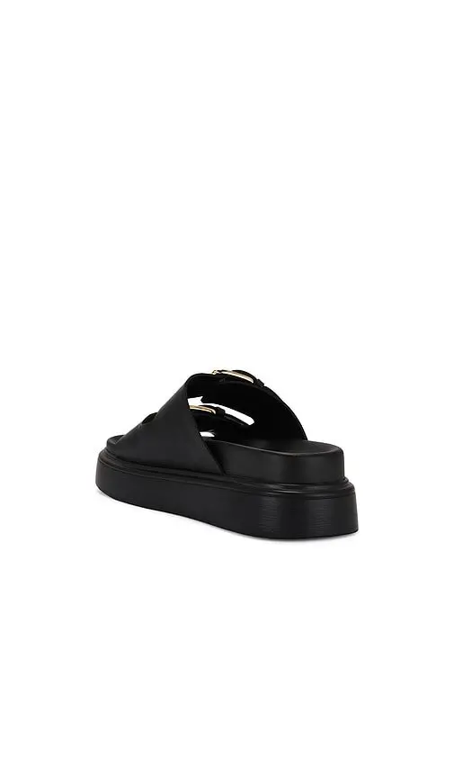 TONY BIANCO Jagger Platform Sandals With Dual Buckle Straps