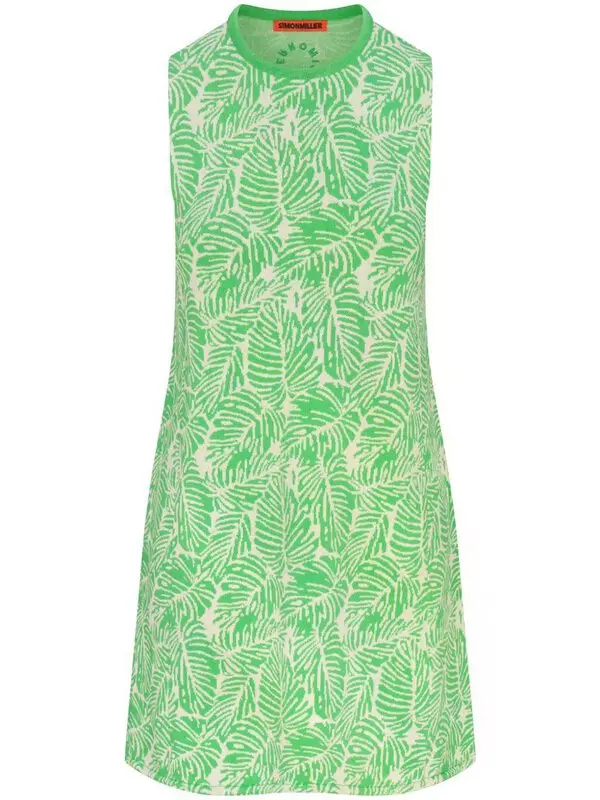 SIMONMILLER Zana Knit Mini Dress - Green