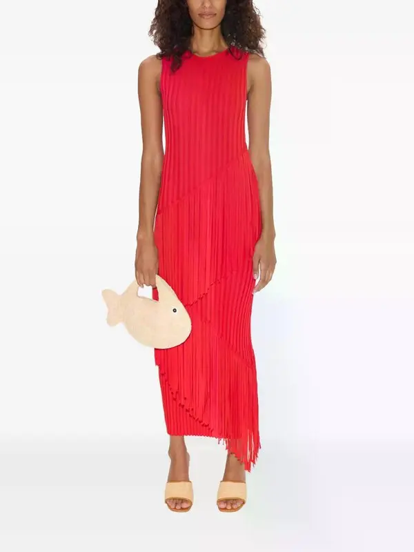 SIMONMILLER Spiral Maxi Dress - Red