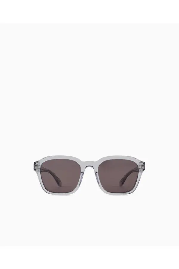 Emporio Armani Square Sunglasses - White / Pink