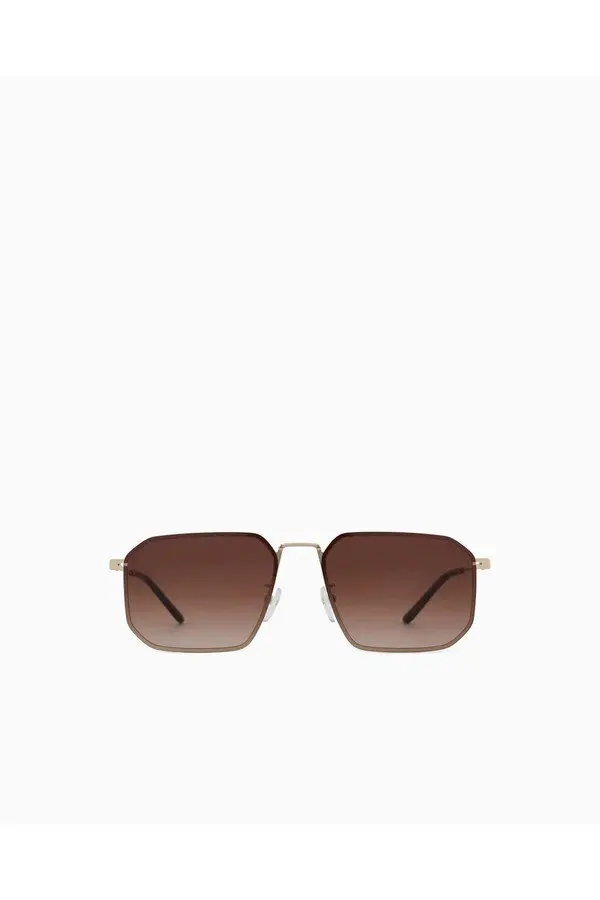 Emporio Armani Irregular Sunglasses - Gold