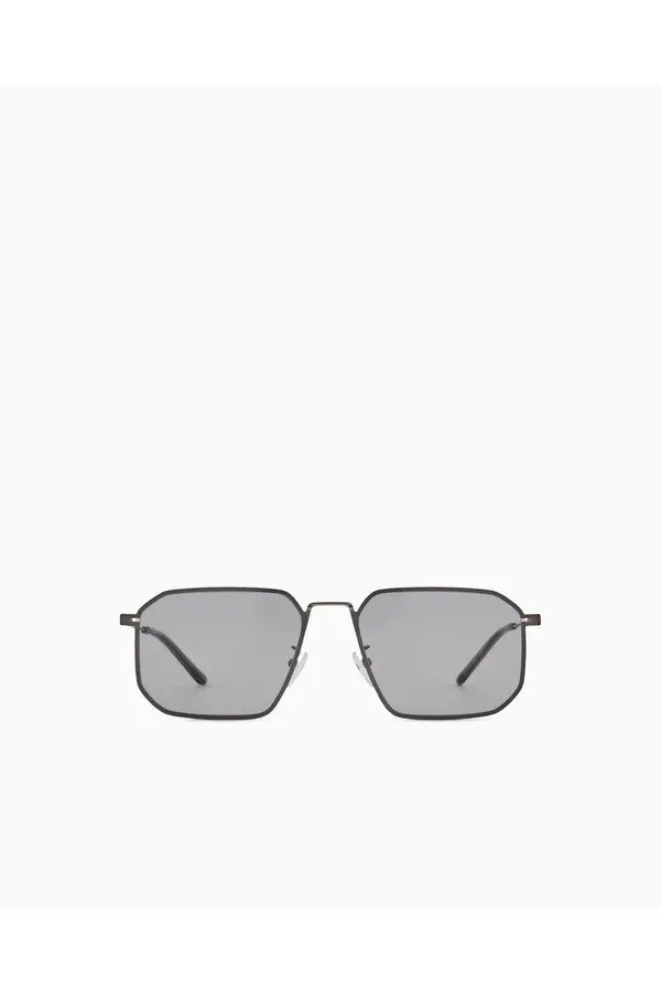 Emporio Armani Irregular Asian Fit Sunglasses - Natural