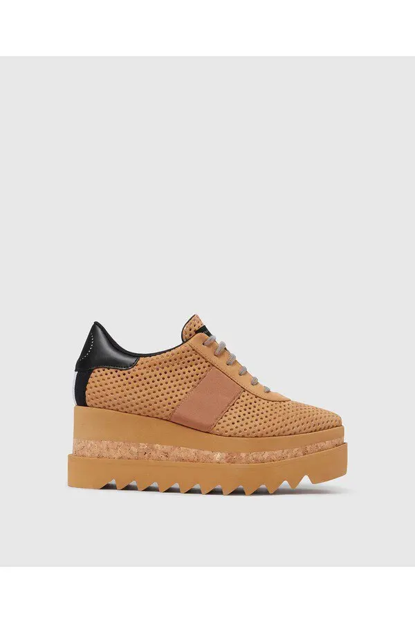 Stella McCartney Sneak-elyse Platform Sneakers - Brown