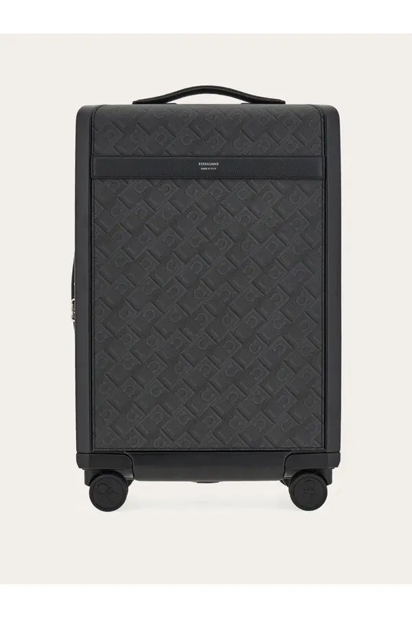 FERRAGAMO Monogram Luggage - Black