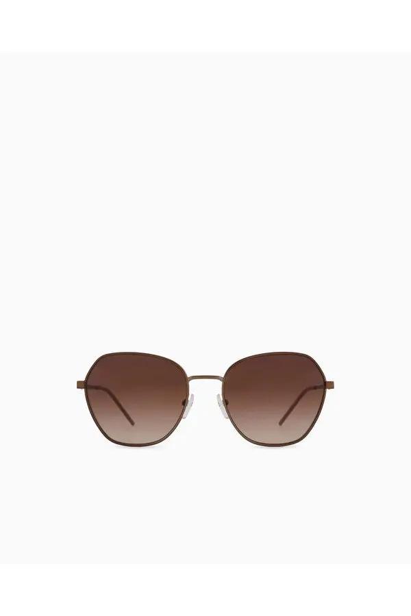Emporio Armani Irregular-shaped Sunglasses - Natural