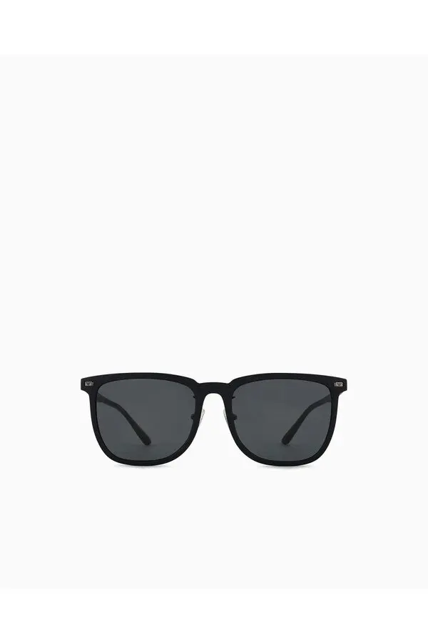 Emporio Armani Square Sunglasses - Black