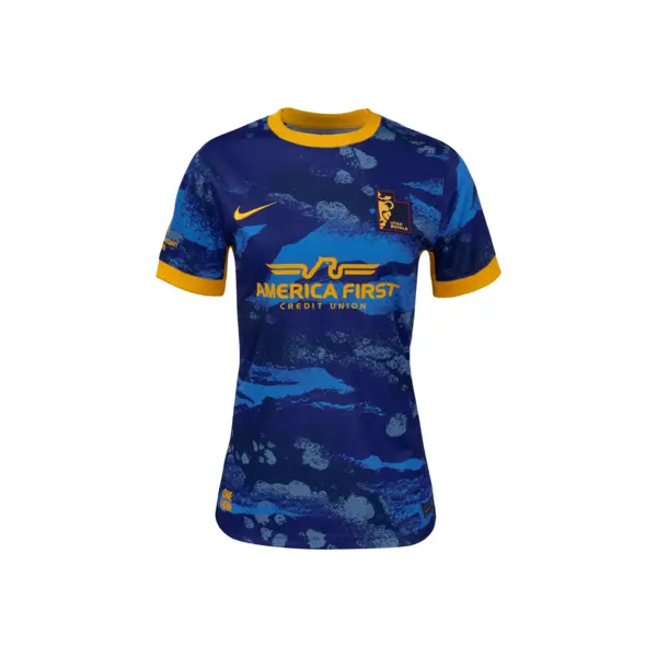 Nike Utah Royals Fc 2025 Stadium Away Dri-fit Nwsl Replica Jersey - Blue