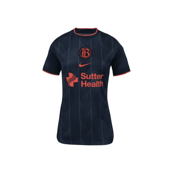 Nike Bay Fc 2025 Stadium Away Dri-fit Nwsl Replica Jersey - Blue