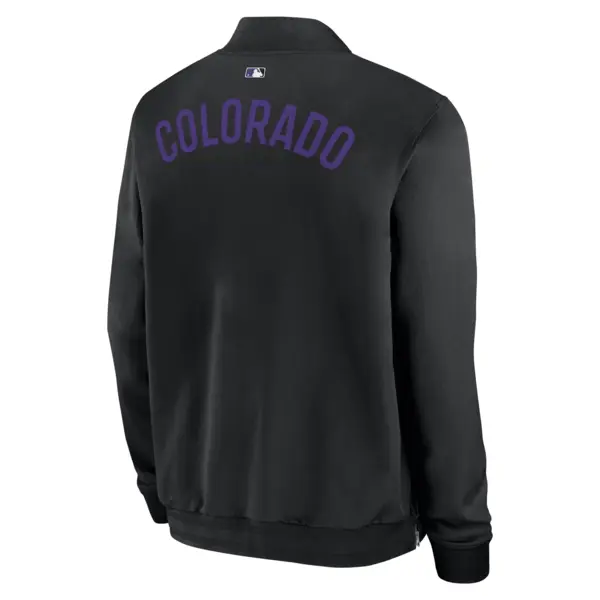 Nike Mlb Full-zip Bomber Jacket - Black