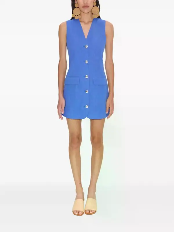 Simonmiller Carob Mini Dress - Blue | Editorialist