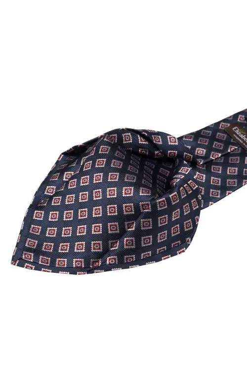 ELIZABETTA Lambrusco Extra Long Silk Jacquard Neck Tie