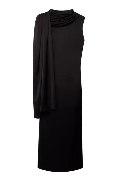 Another Tomorrow Scarf Ankle-length Dress