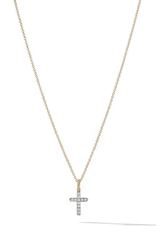David Yurman Cable Collectibles® Cross Necklace - Gold