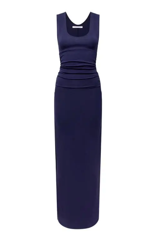 Another Tomorrow Ruched Tank Maxi Dress