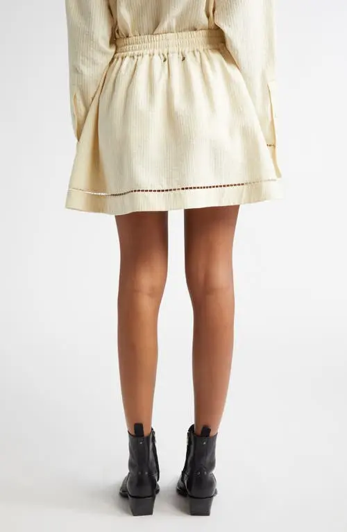 GOLDEN GOOSE Journey Texture Stripe Circle Skirt