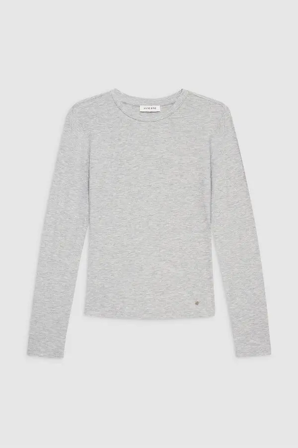 ANINE BING Jo Long Sleeve Tee