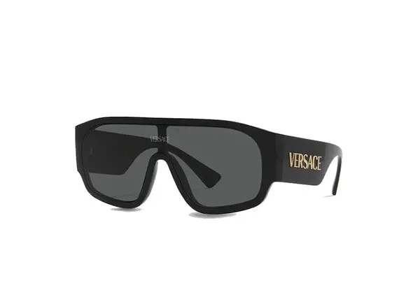 Versace Aviator Sunglasses - Black/gold (4439)