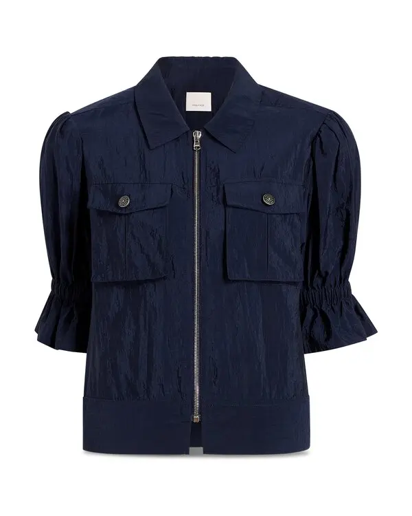 Cinq À Sept Holly Parachute Jacket - Navy