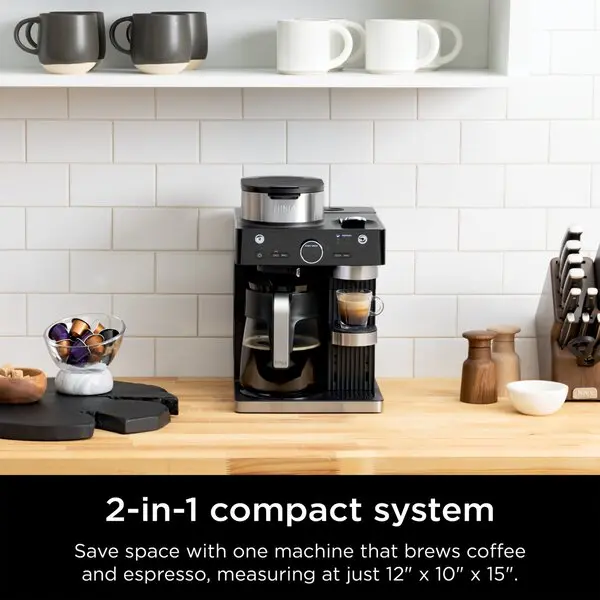 NINJA Espresso And Coffee Barista System - Black