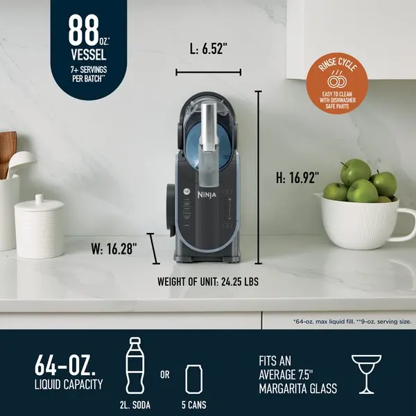 NINJA Slushi 88 Oz. Professional Frozen Drink Maker