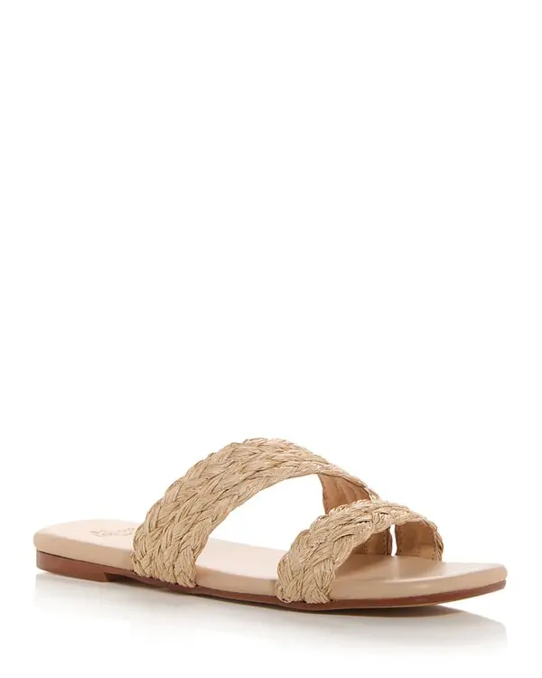CastaÑer Paz Woven Slide Sandals - Natural