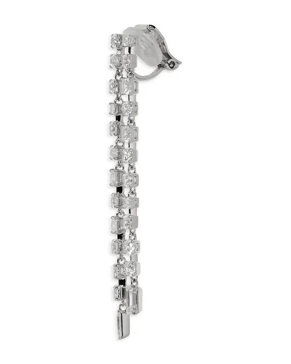 Nadri Cubic Zirconia Linear Drop Earrings