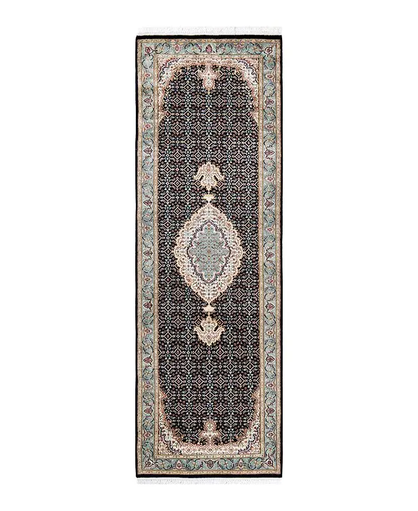 Bloomingdale'S Mogul M1798 Runner Area Rug, 2'6 X 8'1 - Black