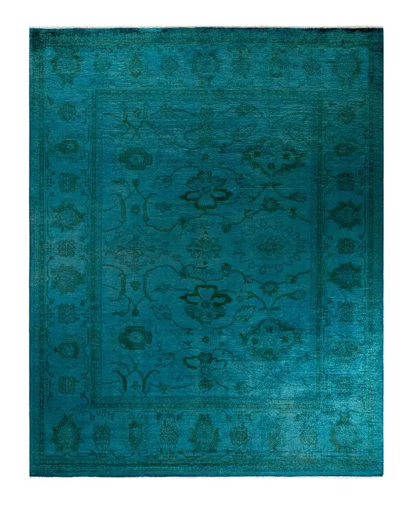 Bloomingdale'S Vibrance M1384 Area Rug, 8'1 X 10'3 - Blue