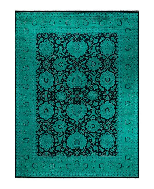 Bloomingdale'S Fine Vibrance M1435 Area Rug, 9' X 12'1 - Black