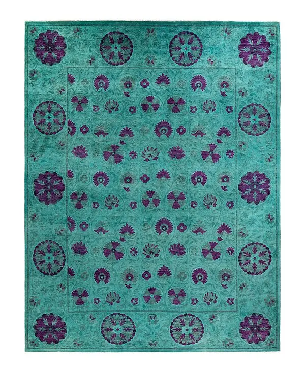 Bloomingdale'S Vibrance M1801 Area Rug, 9'2 X 12'1 - Green