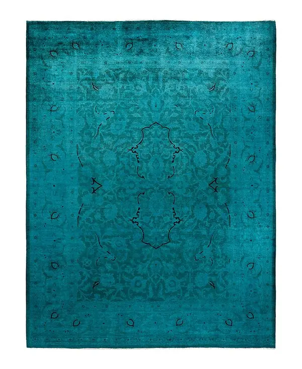 Bloomingdale'S Vibrance M1604 Area Rug, 9'2 X 11'10 - Blue